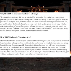 Aphrodite Activated Sigils & Sigil Guide Working With Goddess Magic ...