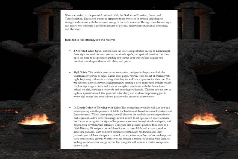Lilith Activated Sigils & Lilith Guide Working With Demon Magic Book of ...
