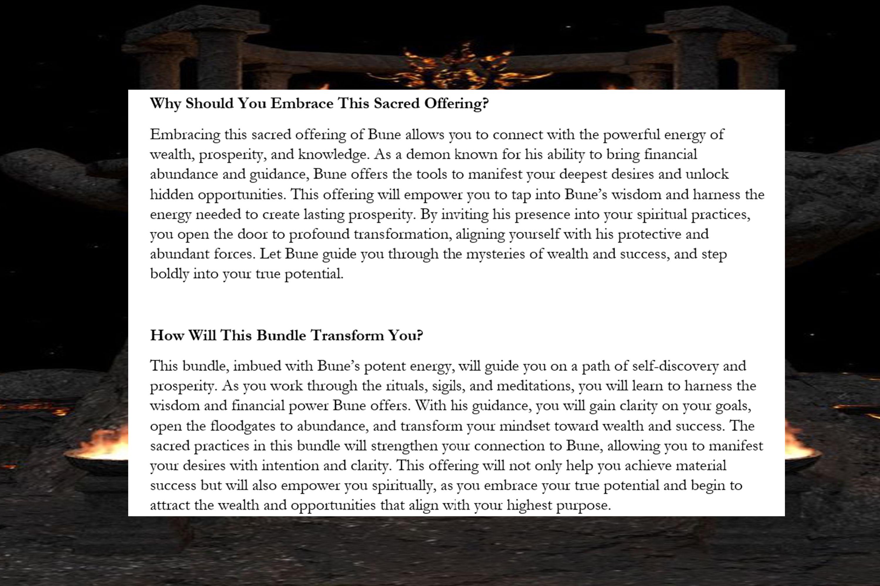 Bune Activated Sigils & Sigil Guide Working With Demon Magic Download ...