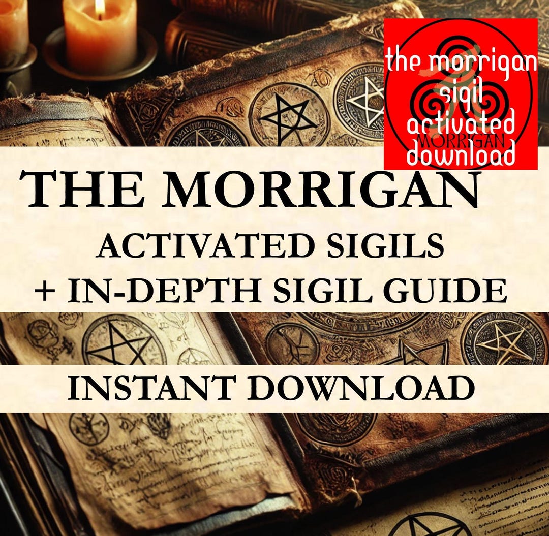 The Morrigan Activated Sigils Sigil Guide Working Demon Magic Book of ...