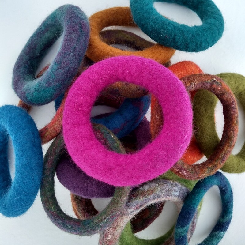 Wool Bracelet - Etsy