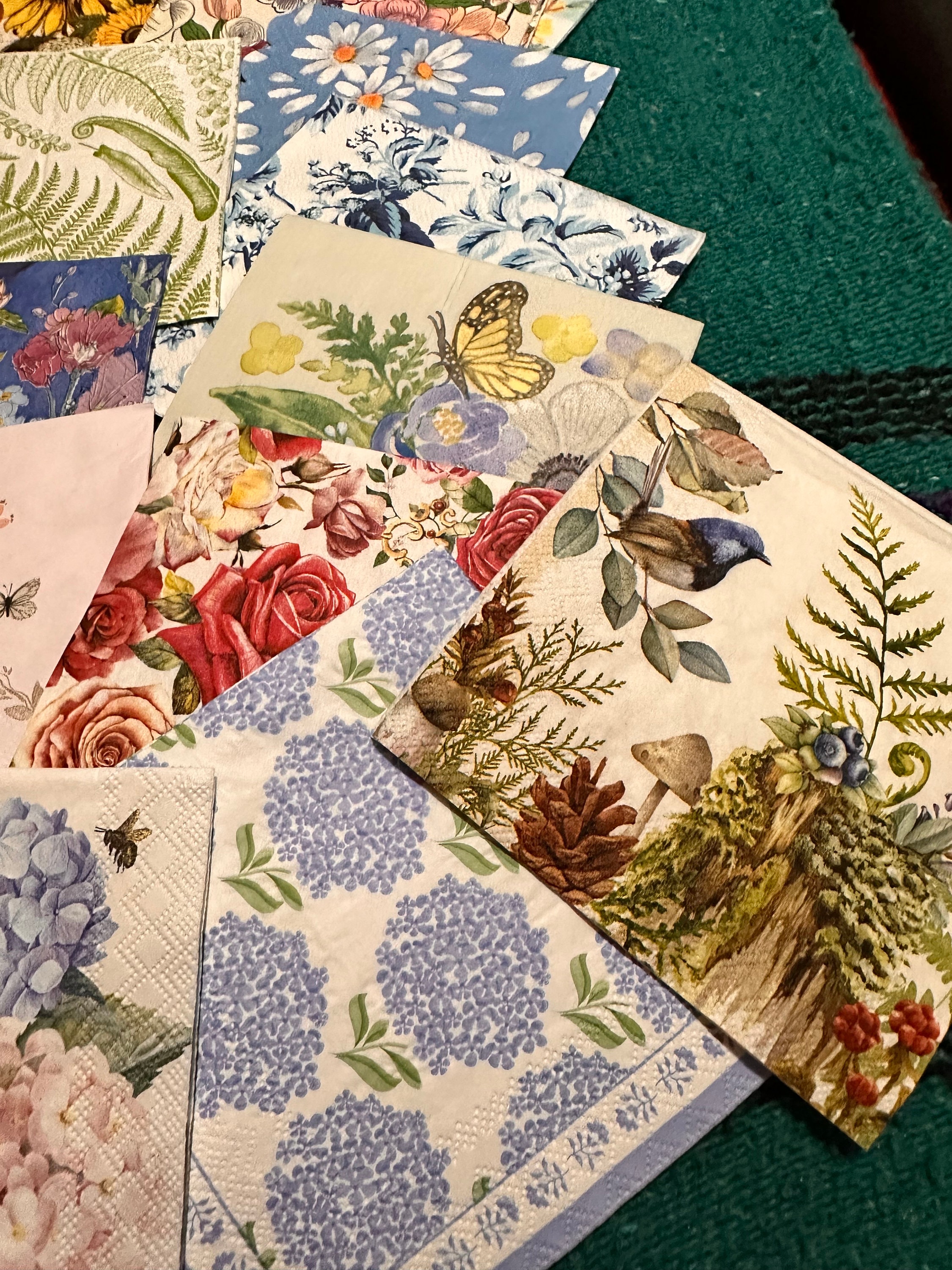 Decoupage Napkins, 24 Count Bundle - Etsy