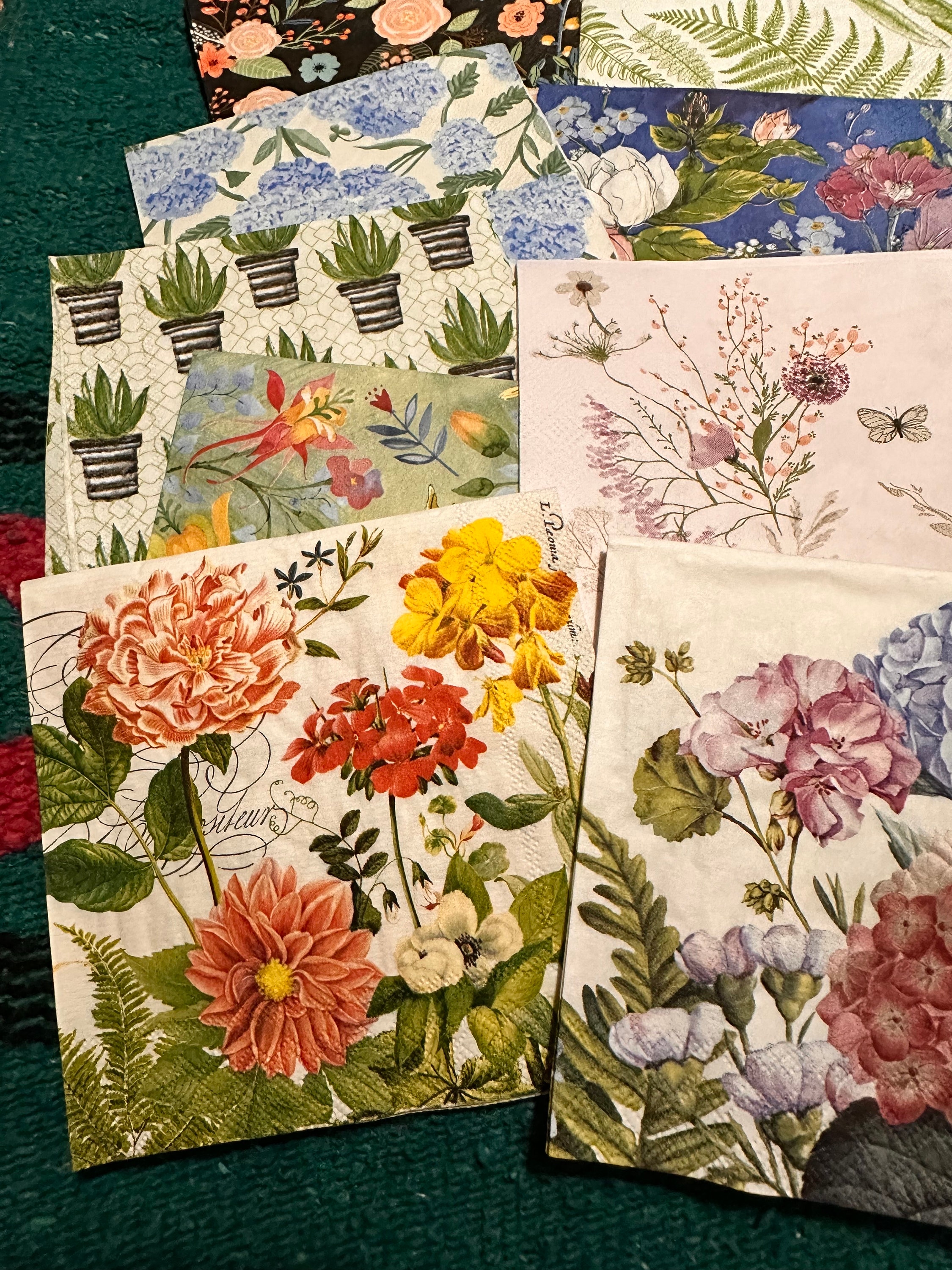 Decoupage Napkins, 24 Count Bundle - Etsy