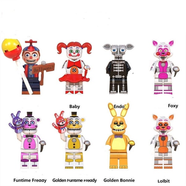 Five Nights at Freddys Minifigures - Etsy
