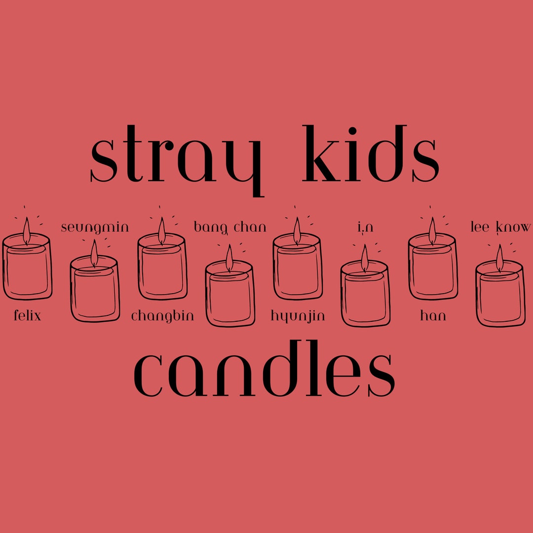 Stray Kids Candles - Etsy