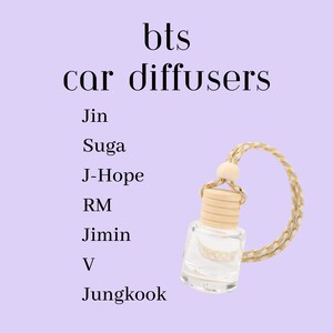 BTS Car Diffusers - Etsy
