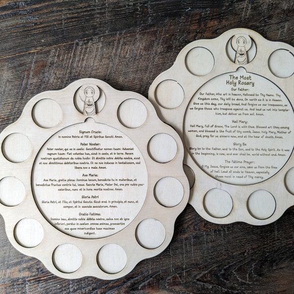 Wooden Rosary Board - Etsy
