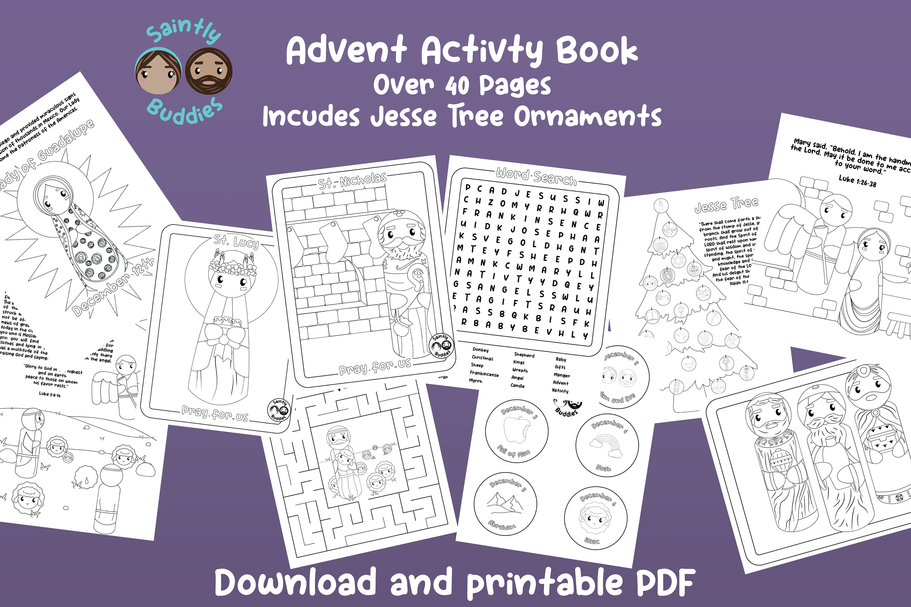 Advent Activity Book - Etsy