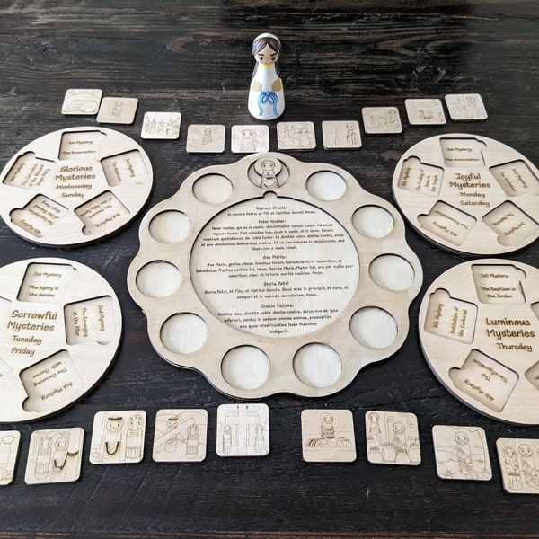 Wooden Rosary Board - Etsy