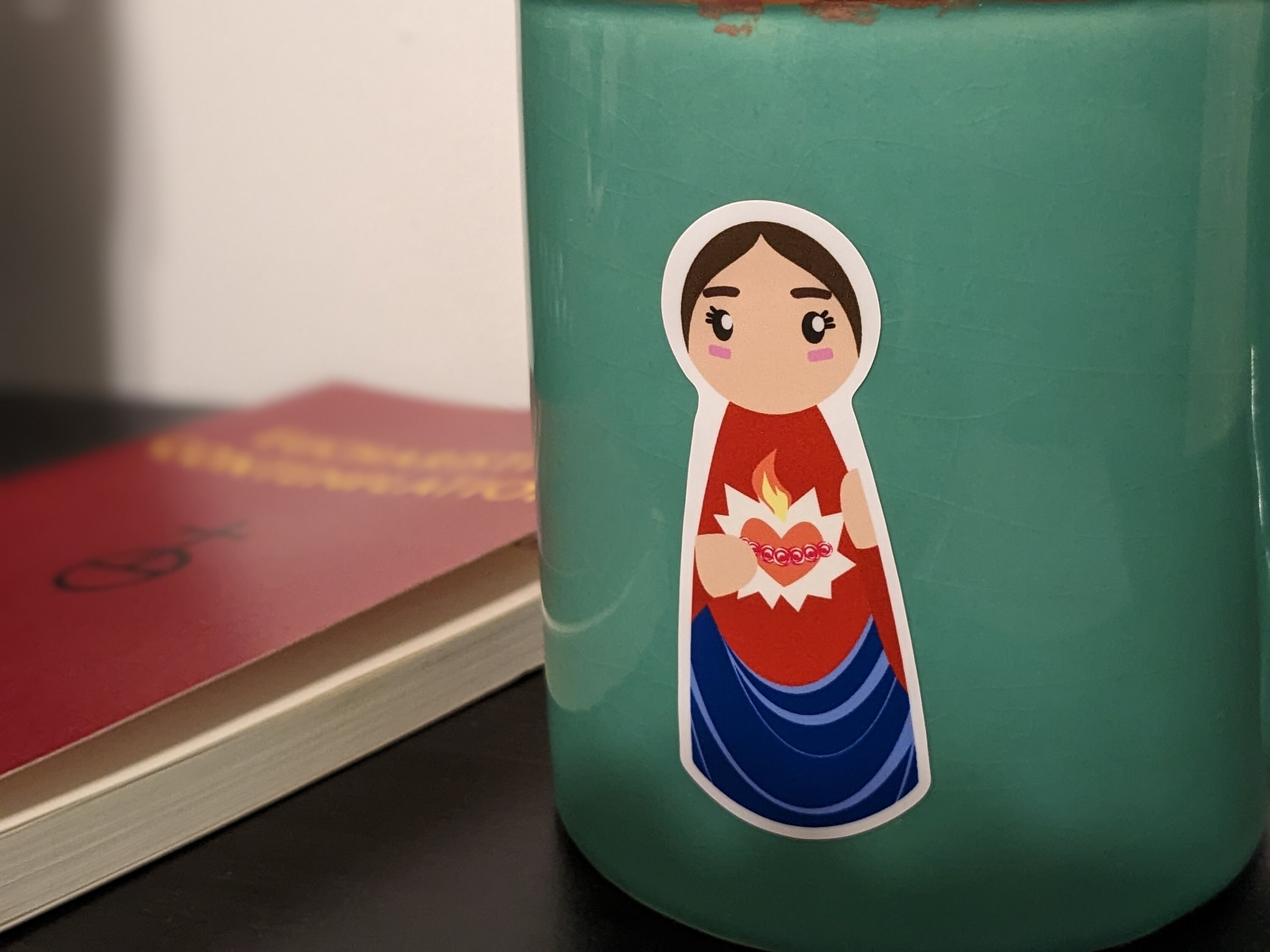 Catholic Saint Vinyl Sticker Sheets Jesus Mary Joseph - Etsy