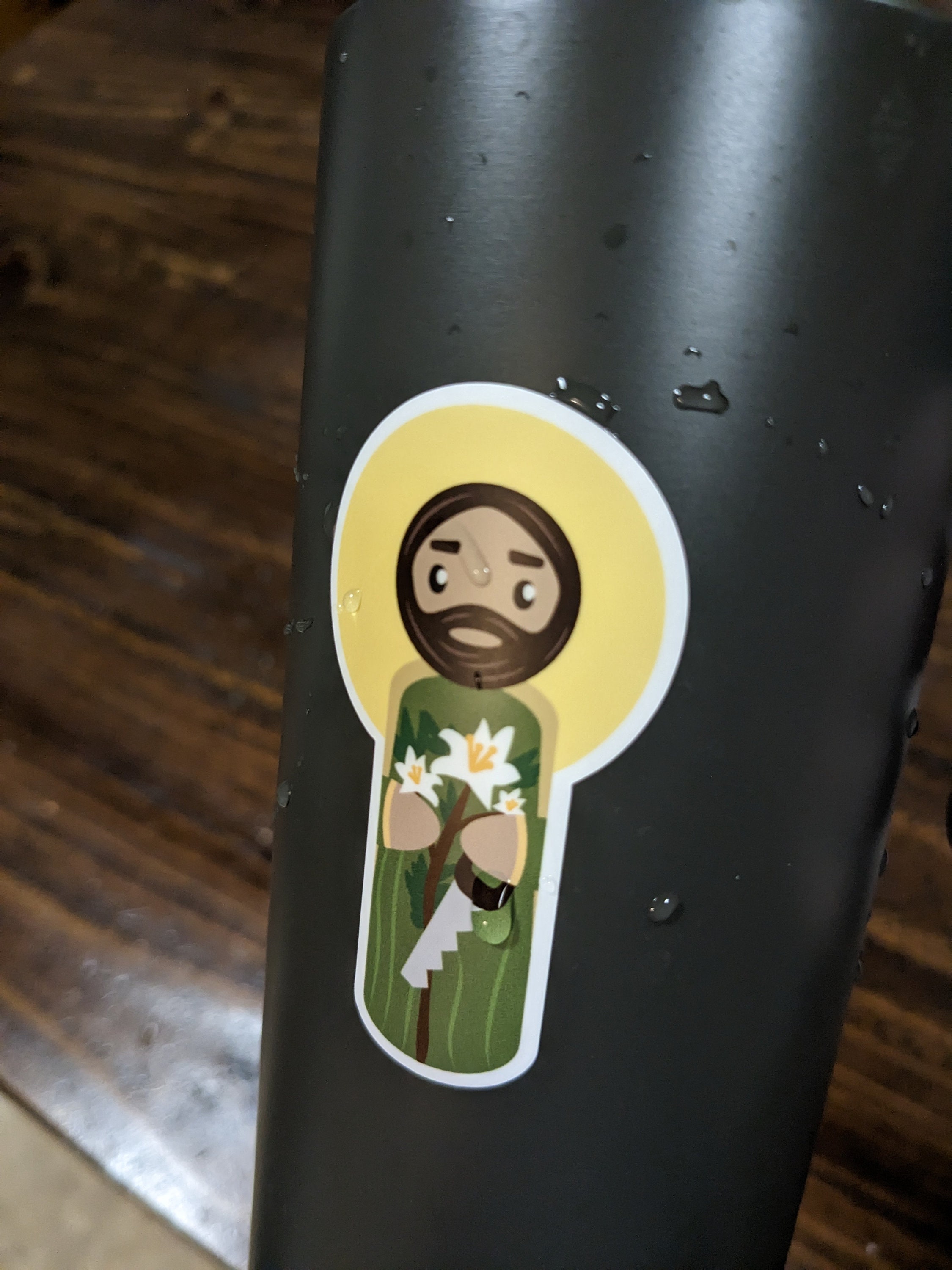 Catholic Saint Vinyl Sticker Sheets Jesus Mary Joseph - Etsy