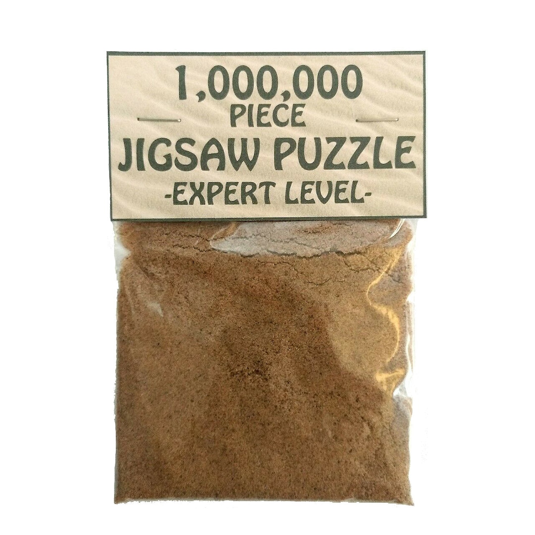 MILLION PIECE JIGSAW Joke Puzzle / Birthday Gift / Funny Present ...