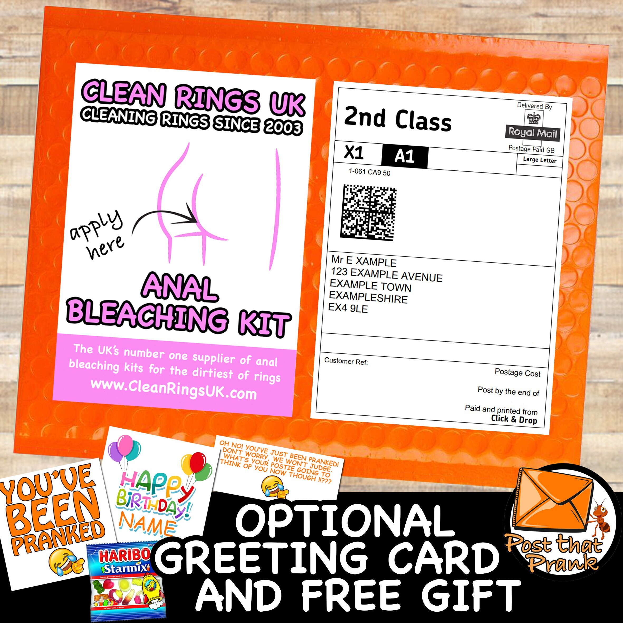 ANAL BLEACHING Prank Mail Package Sent Directly to Victim - Etsy