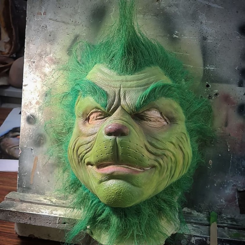 Grinch Mask - Etsy