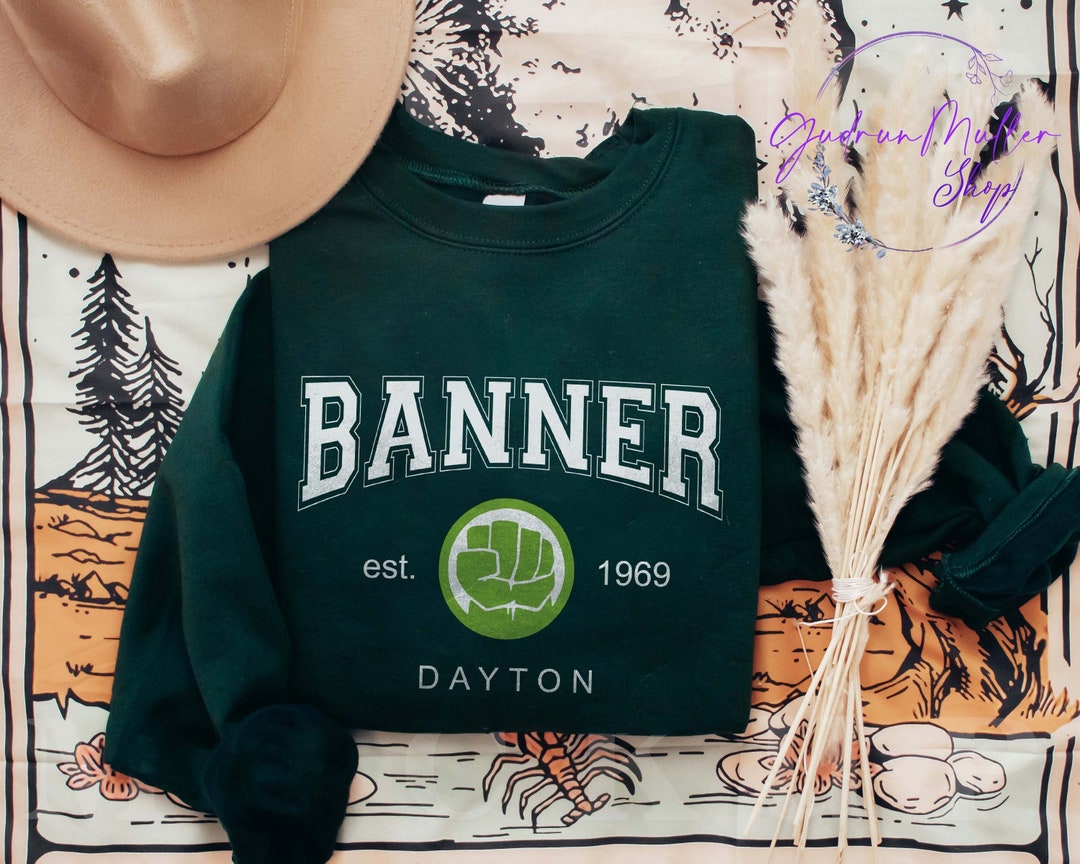 Banner Est 1969 Sweatshirt the Hulk Sweatshirt Incredible - Etsy