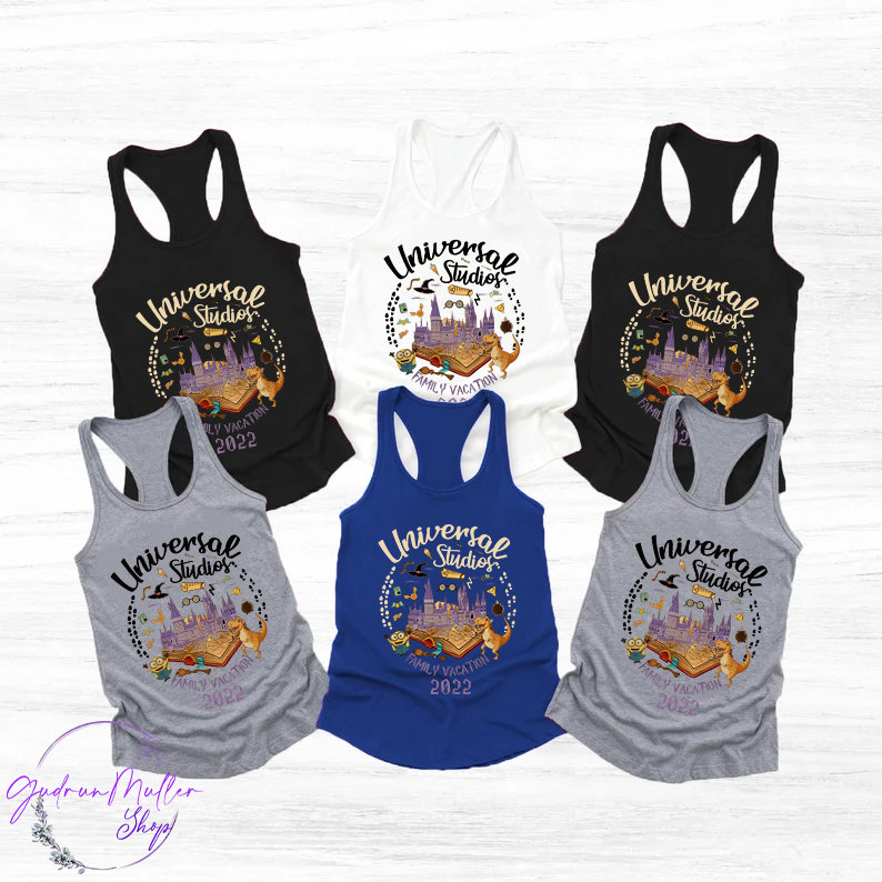 Universal Tank Top, Universal Studios Trip Tank, Universal Family ...