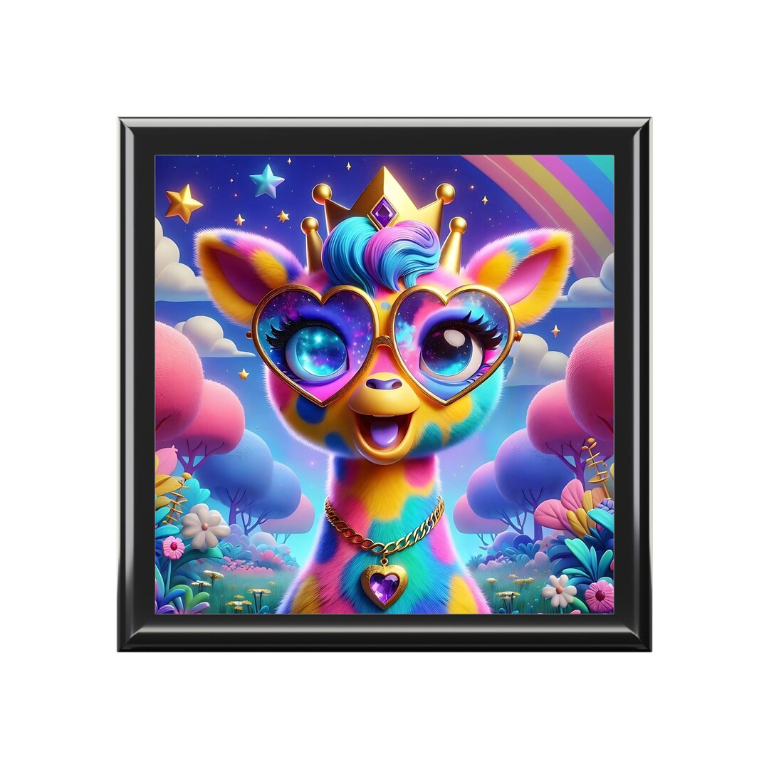 Gemma the Graceful Giraffe Jewelry Box | Imaginaria Regal Character ...