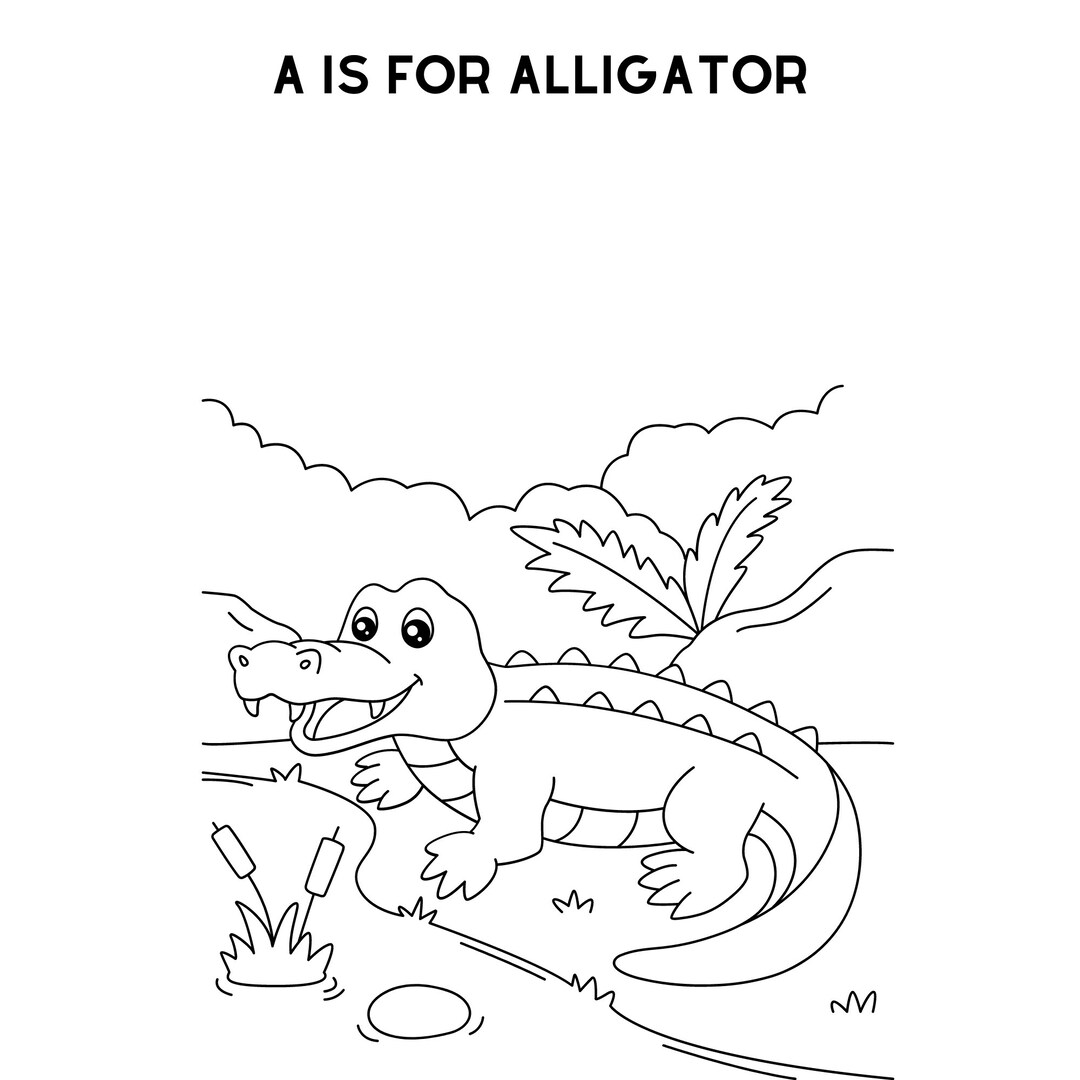 Alphabet Animals Worksheets - Printable - Instant Download (printable ...