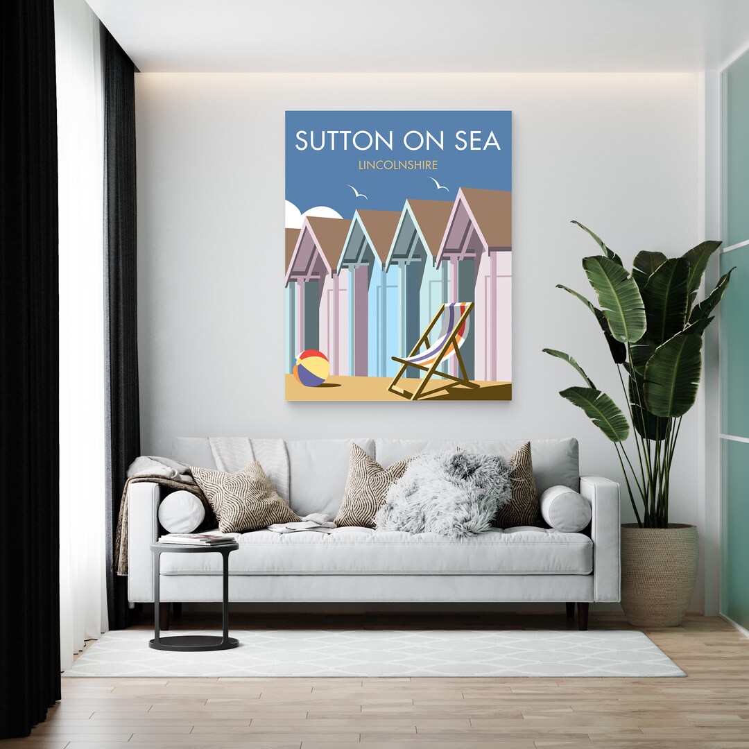 Sutton on Sea Art Print by Dave Thompson Available in Multiple Sizes A4 ...