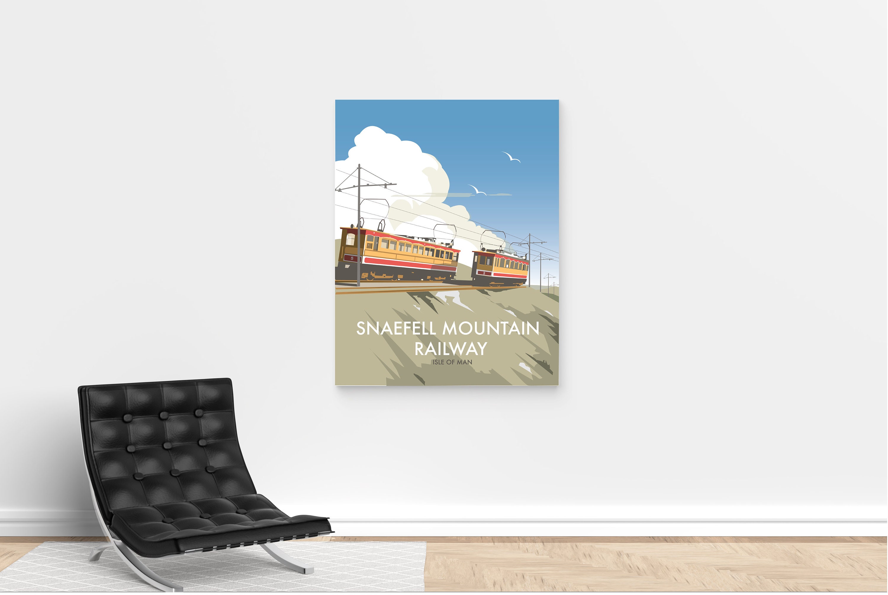 Snaefell Mountain Railway, Isle of Man Art Print by Dave Thompson ...