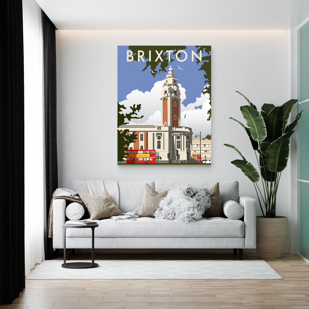 Brixton Art Print by Dave Thompson Available in Multiple Sizes A4 / A3 ...