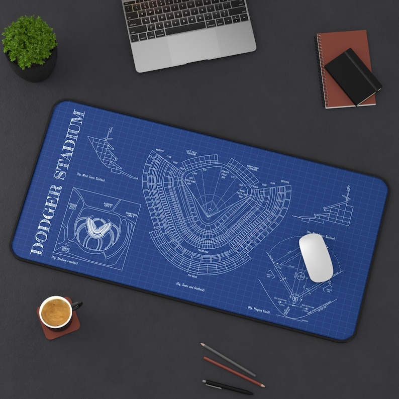 Dodger Stadium Desk Mat - Etsy