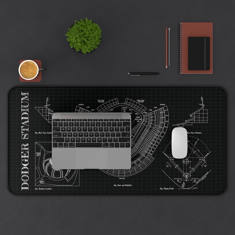 Dodger Stadium Desk Mat - Etsy