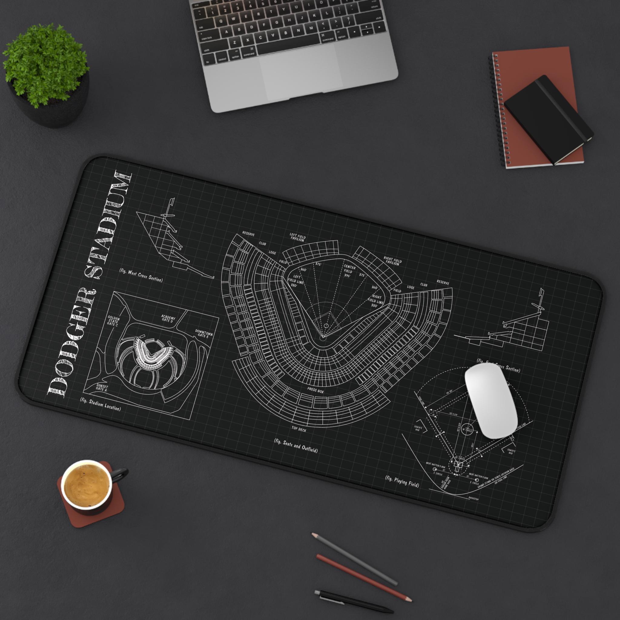 Dodger Stadium Desk Mat - Etsy