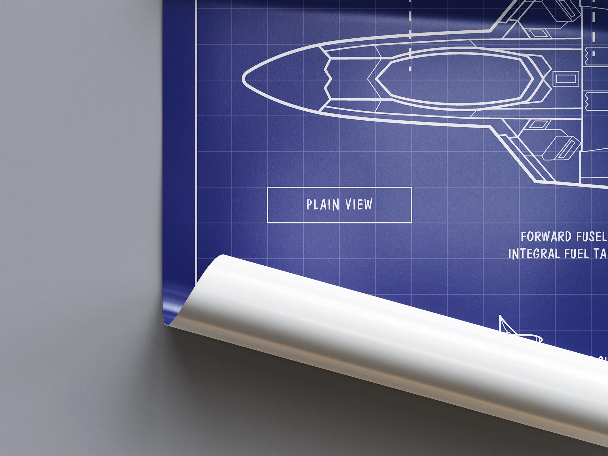 F-22 Raptor Blueprint Poster - Etsy