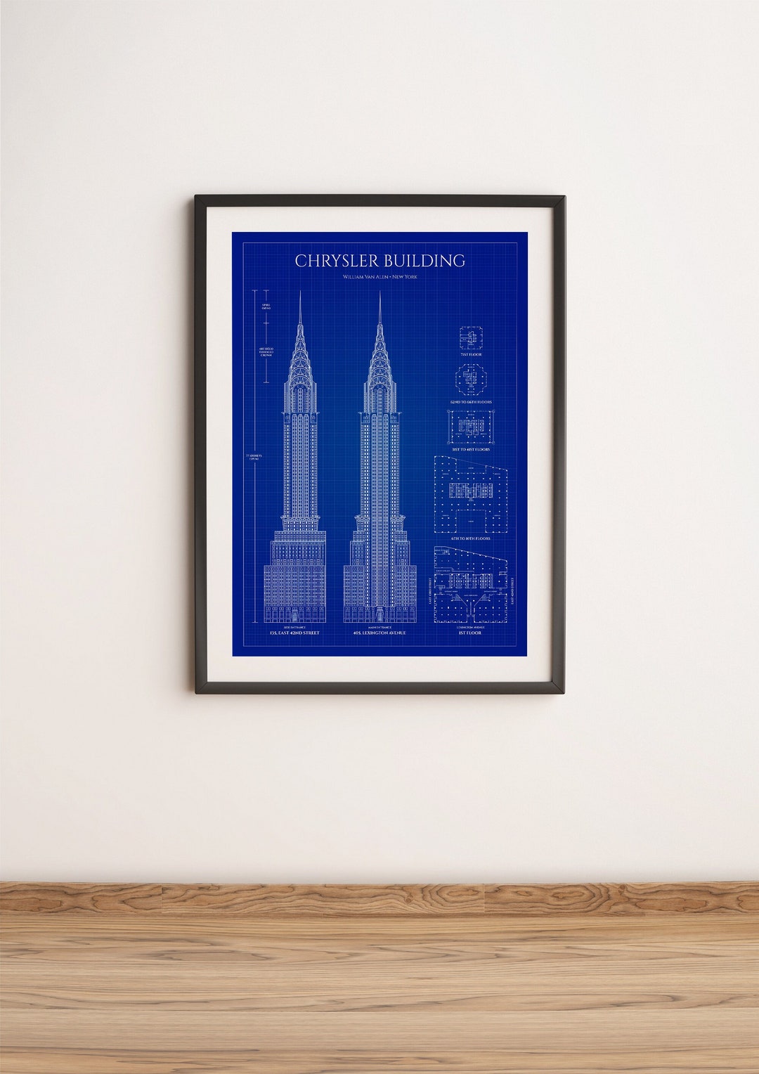 Chrysler Building Poster - Etsy