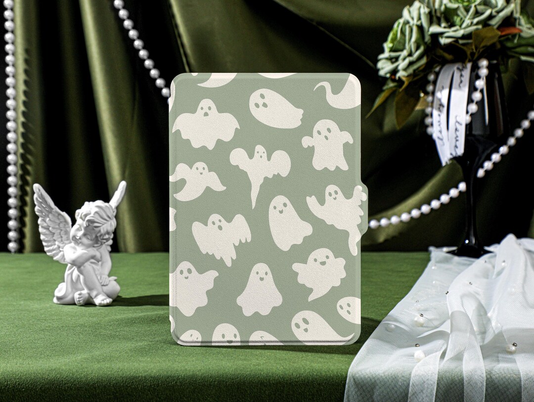 Cute Green Ghost All New Kindle 6" 2022 Case, Personalization Kindle ...