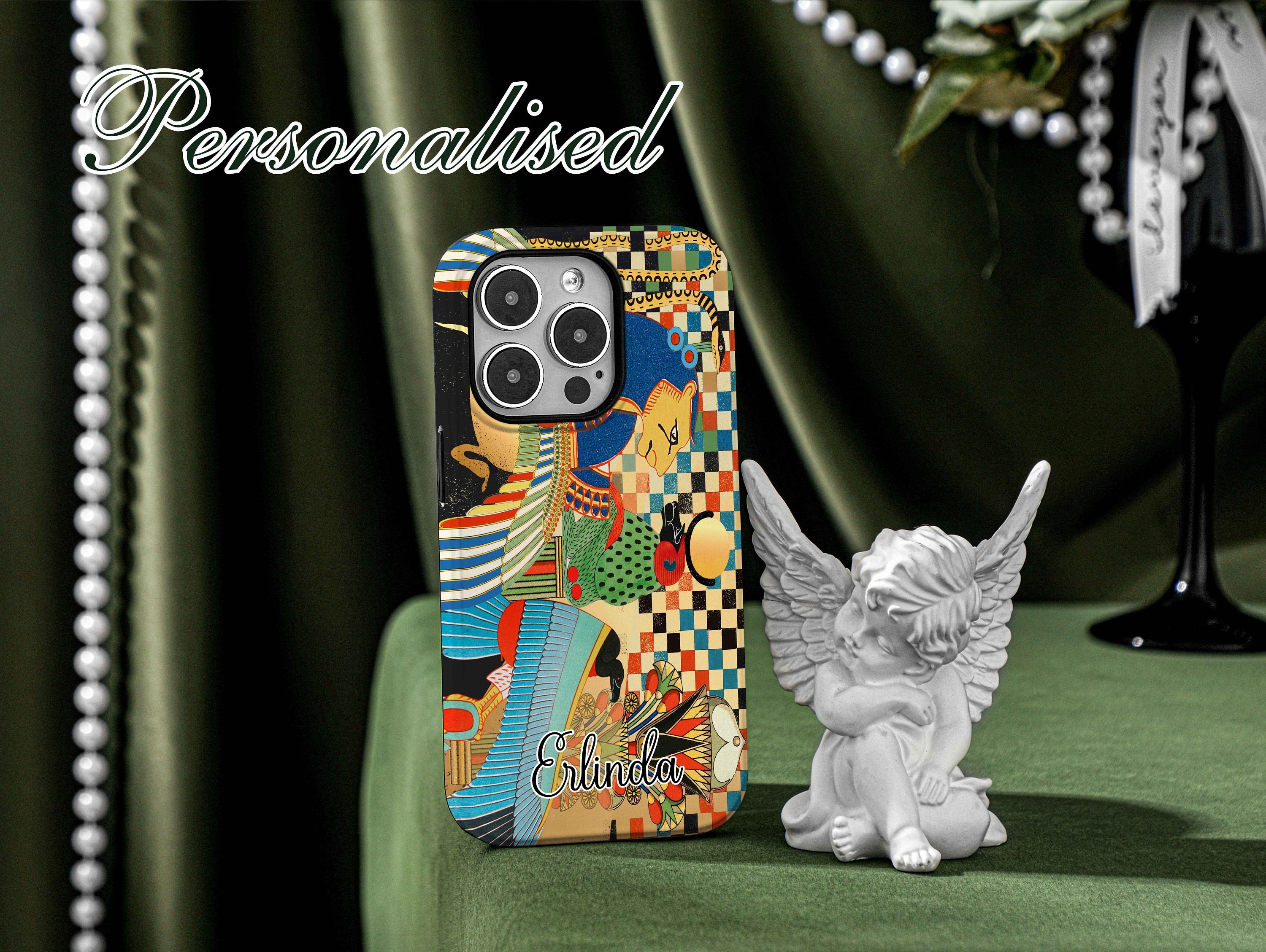 Pictorial Lion Throne Personalized iPhone Case, Magsafe iPhone Case ...