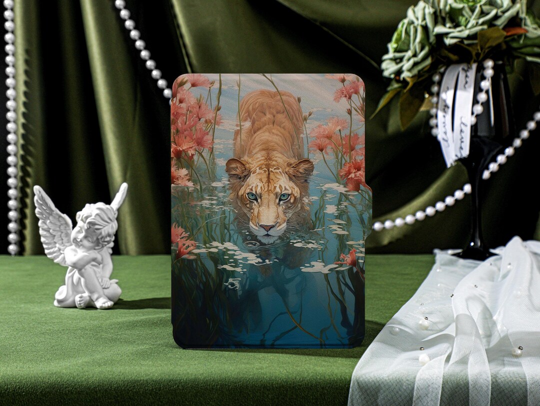 Underwater Tiger All New Kindle 6" 2022 Case, Personalization Kindle ...