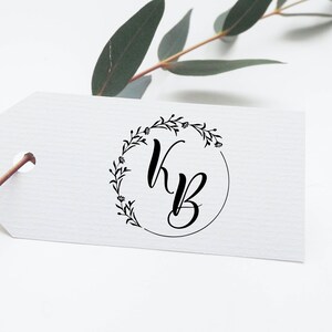 Wedding Stamper Personalized Couple Name and Monogram Stamp for ...