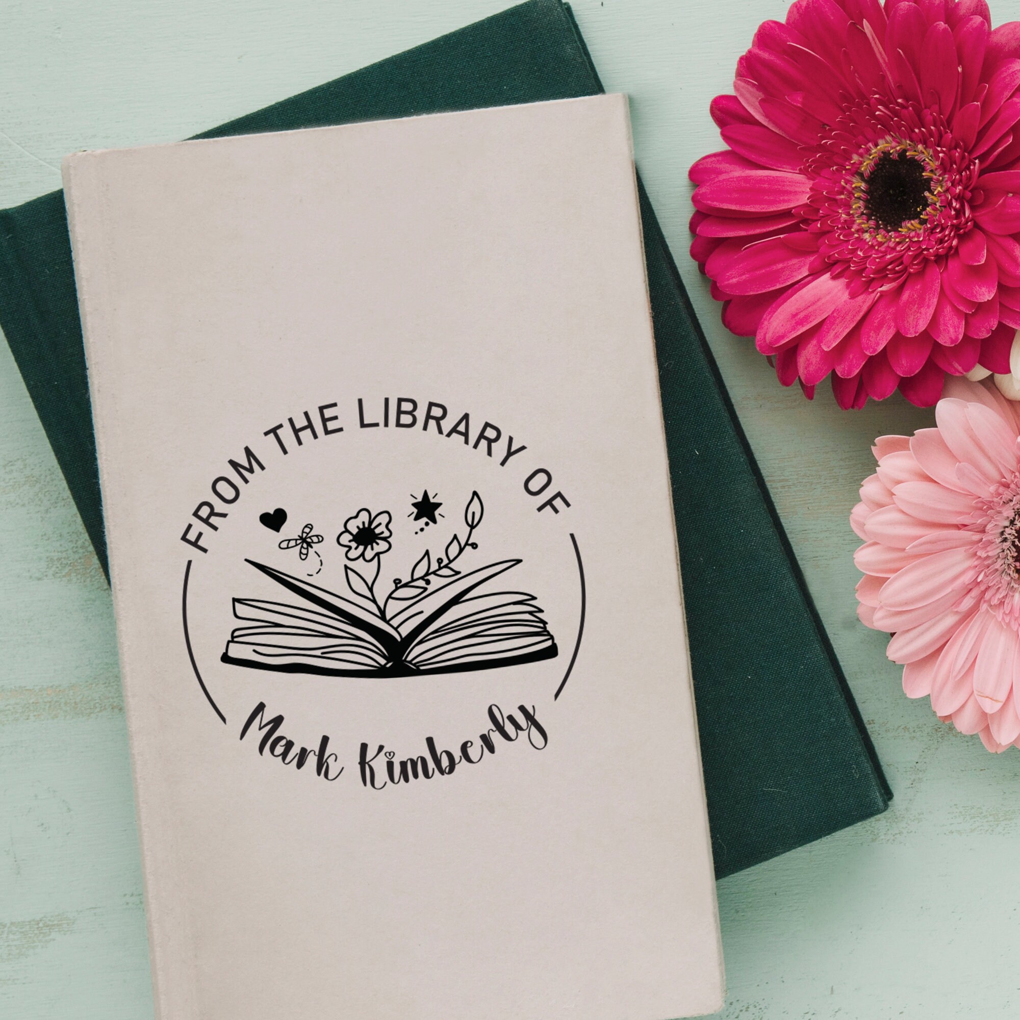 Personalized Library Stamp From the Library Of Custom - Etsy