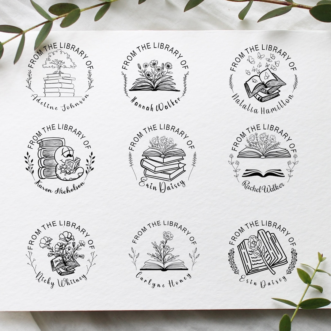 TOP SELLER From the Library of Stamp, Library Stamp, Book Stamp, Book ...