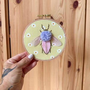 Beetle Bee Fantasy With Wings Embroidered Embroidery Insect Colorful ...