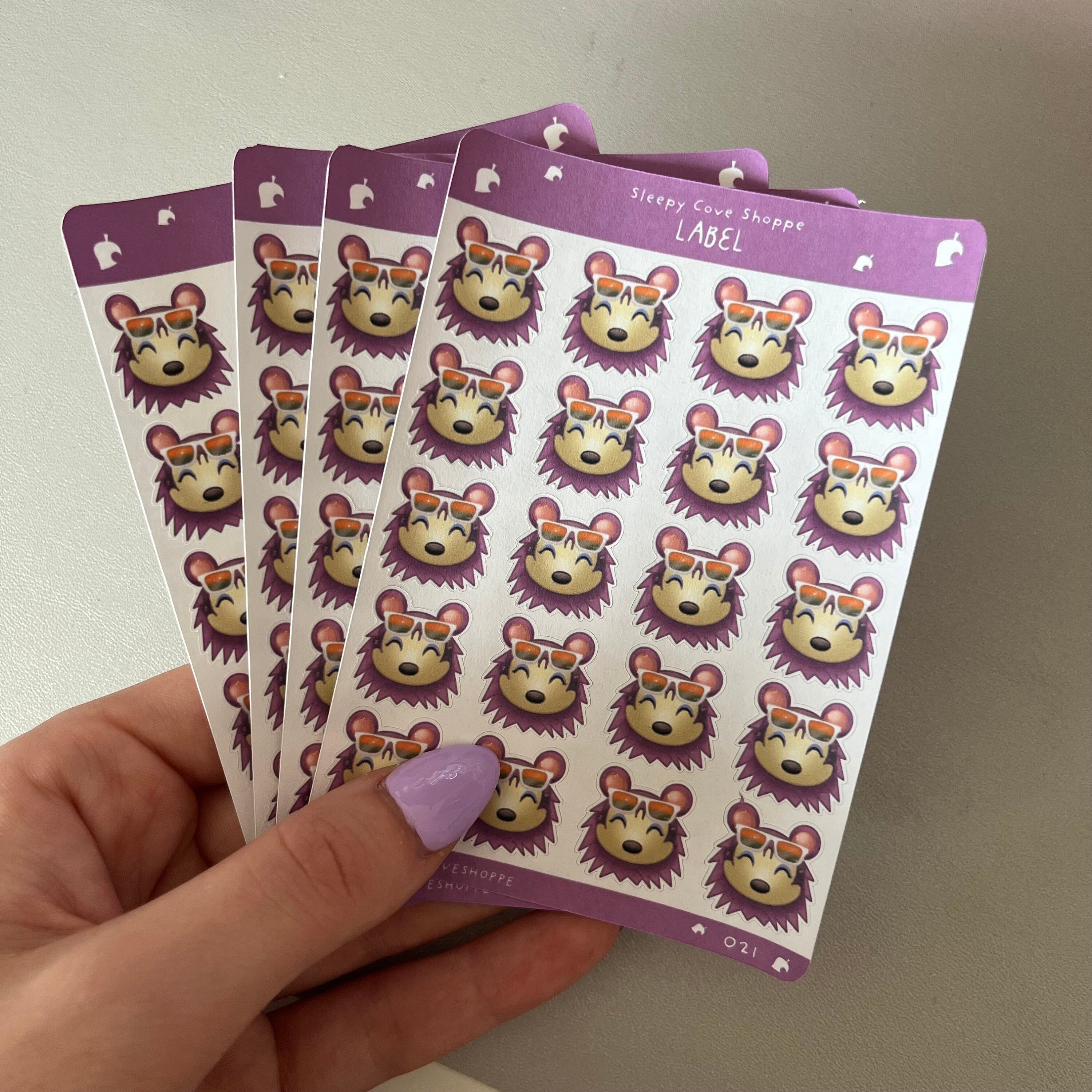 ACNH Label Sticker Sheet Planner Stickers - Etsy