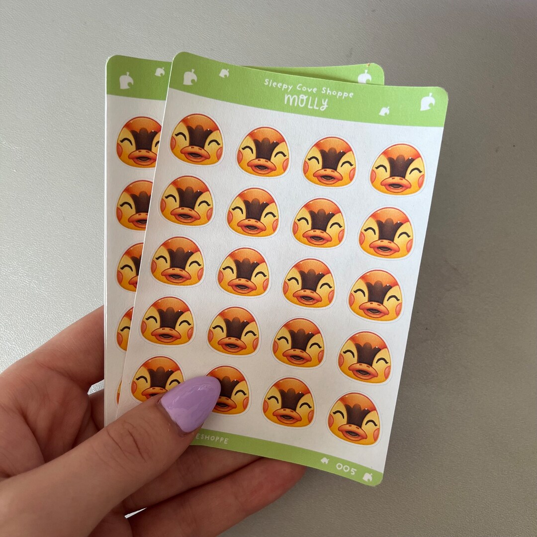 ACNH Molly Sticker Sheet Planner Stickers - Etsy
