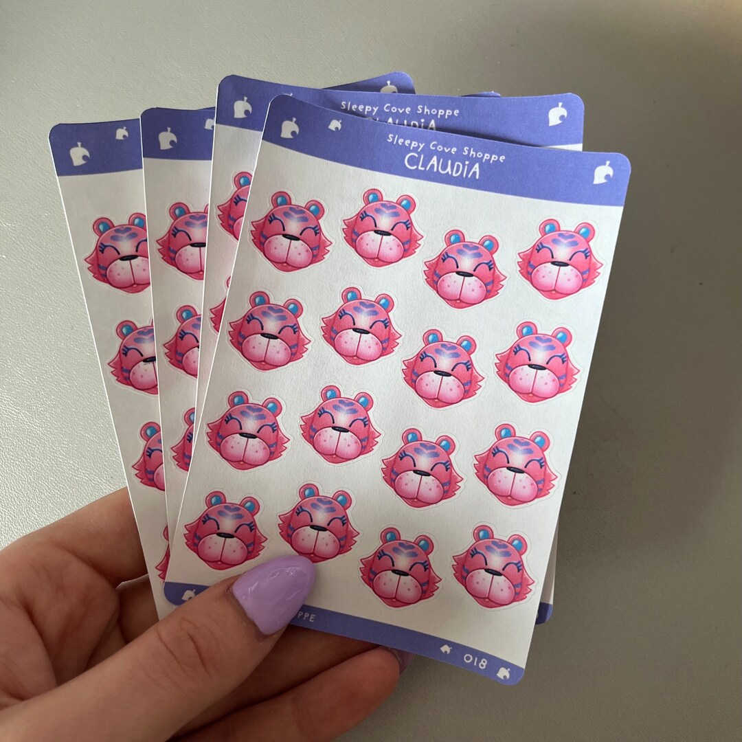 ACNH Claudia Sticker Sheet Planner Stickers - Etsy