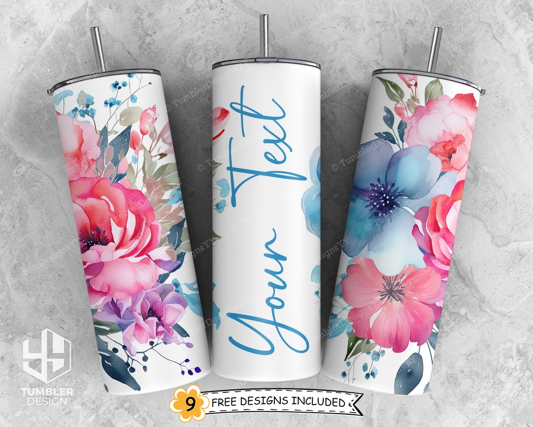 Add Your Own Text Tumbler Wrap Sublimation Design 20 Oz - Etsy