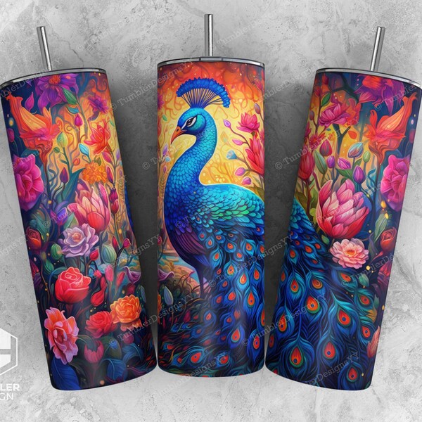 Alcohol Ink Peacock - Etsy