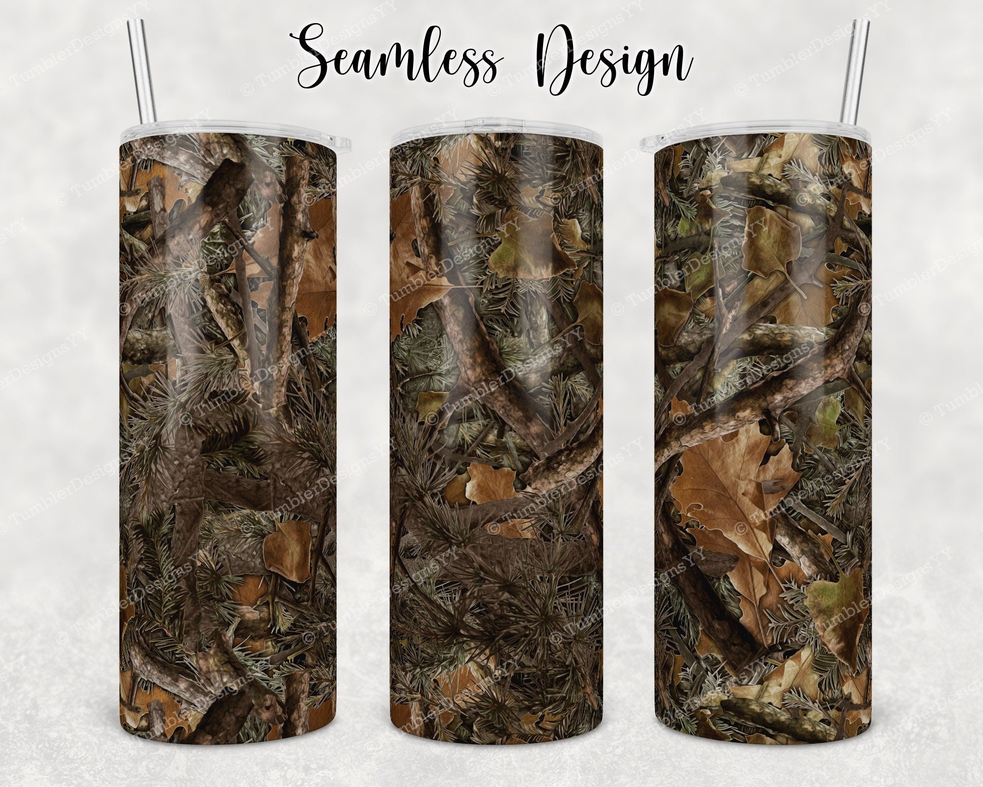 Camo Tumbler PNG Camouflage Sublimation Design 20 Oz Skinny - Etsy