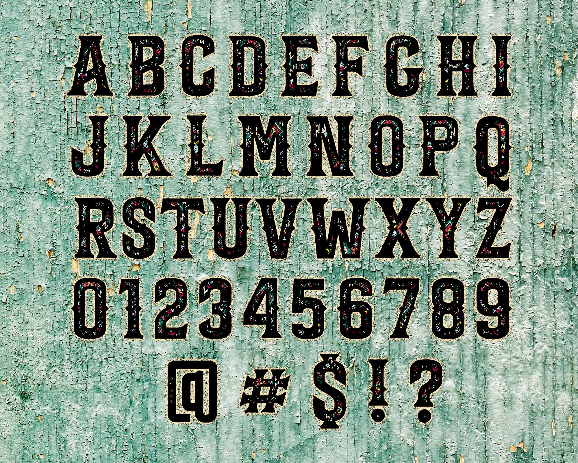 Black Distressed Letter PNG Distressed Alphabet PNG - Etsy