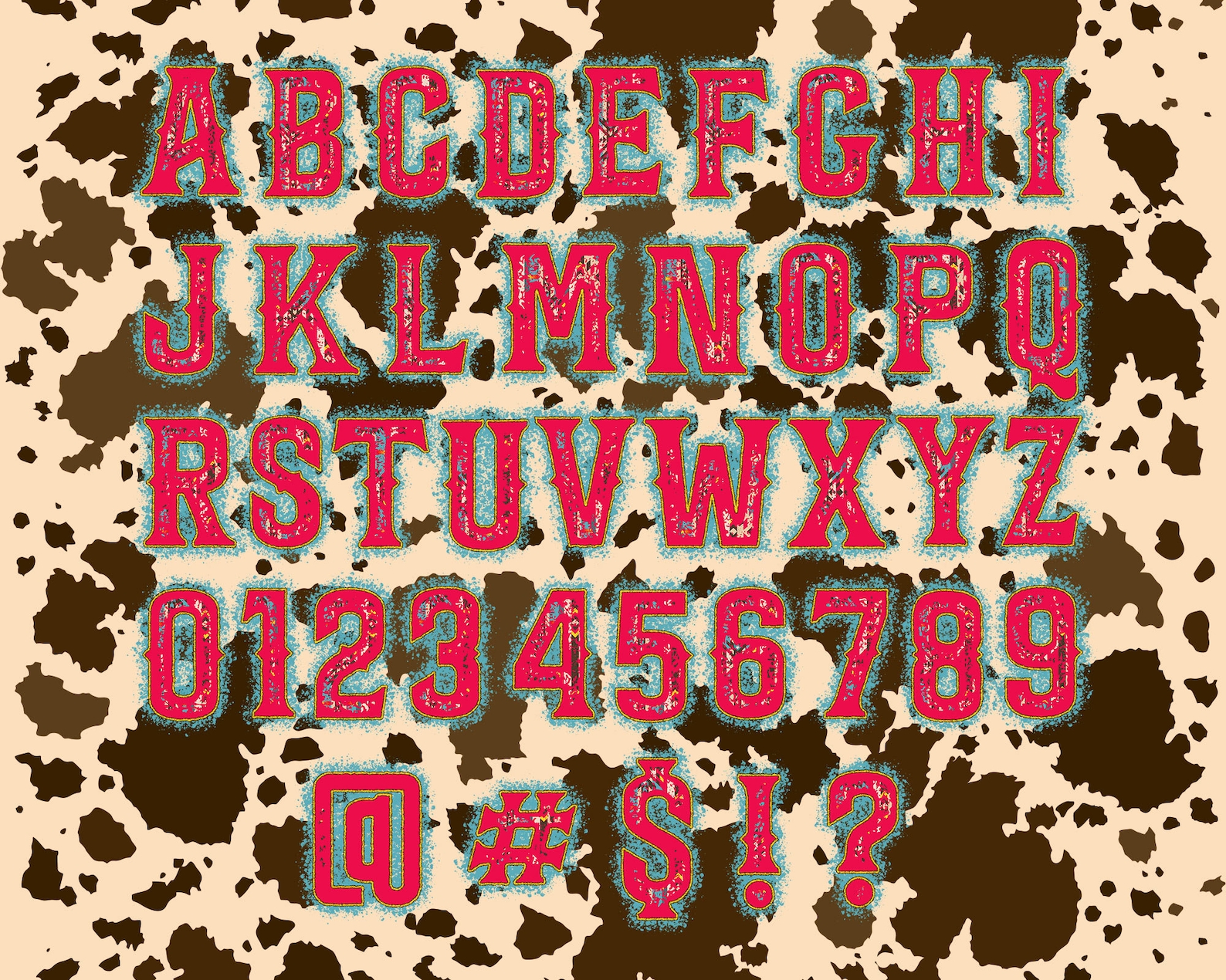 Red Distressed Letter PNG, Distressed Alphabet PNG, Teal Splatter ...