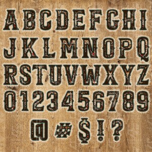 Dark Brown Distressed Letter PNG, Distressed Alphabet, Distressed ...