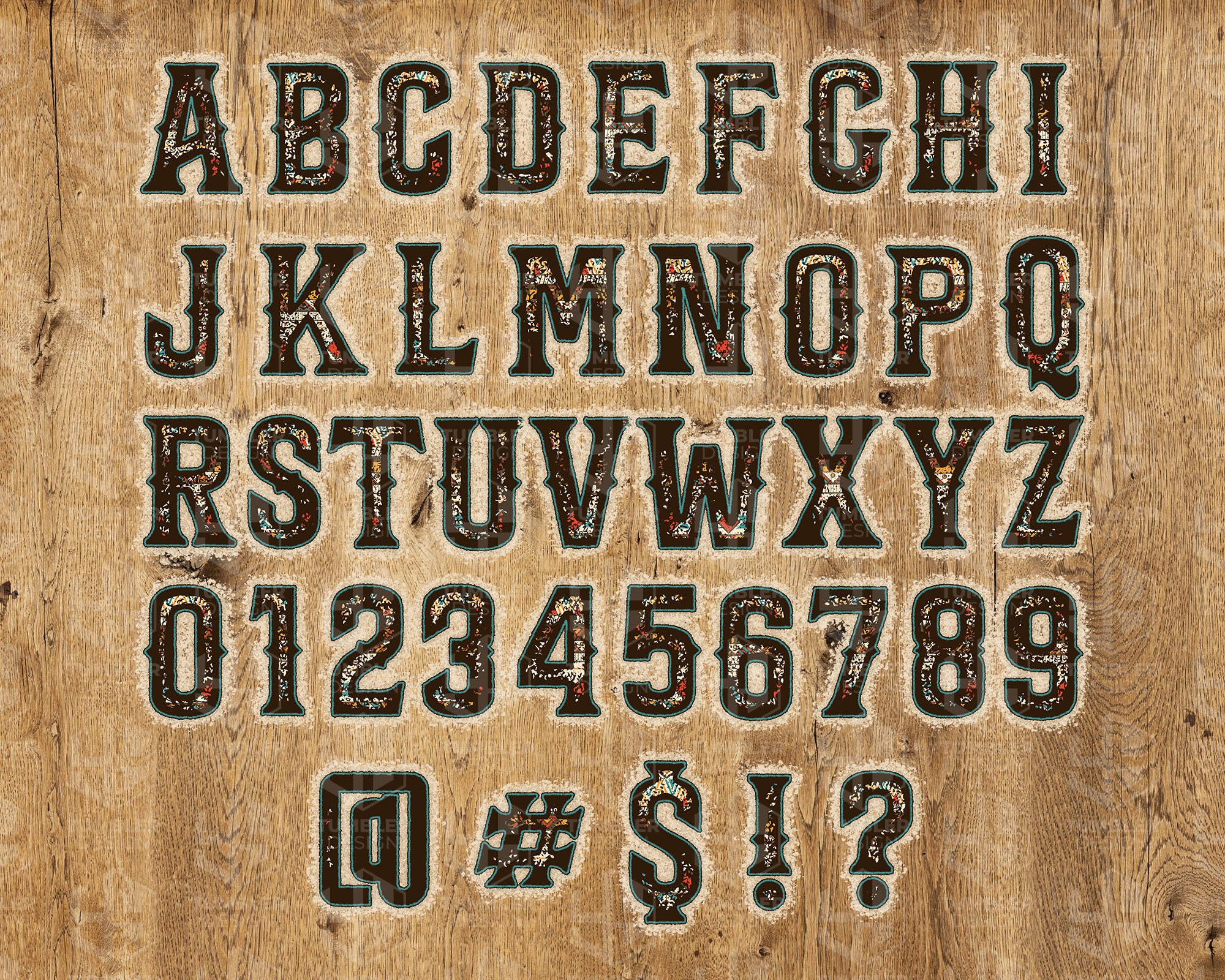 Dark Brown Distressed Letter PNG Distressed Alphabet - Etsy