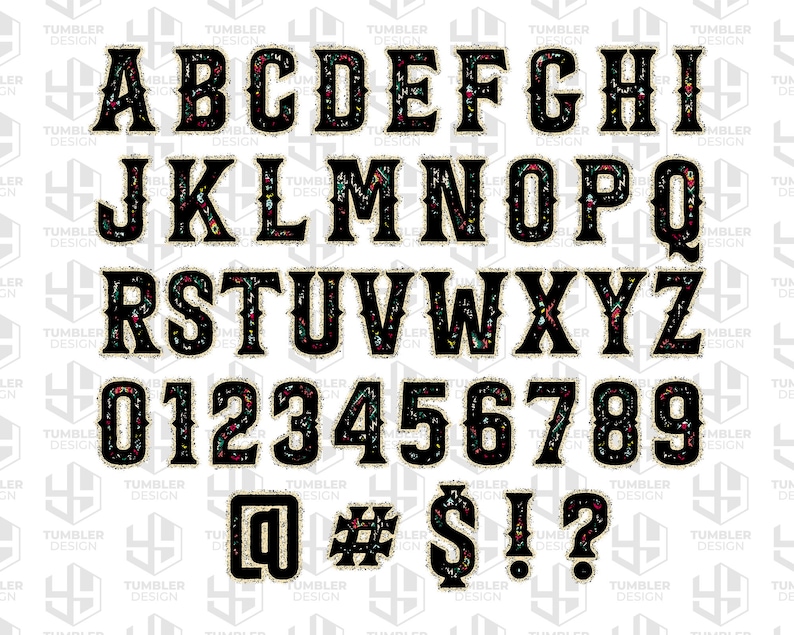 Black Distressed Letter PNG Distressed Alphabet PNG - Etsy