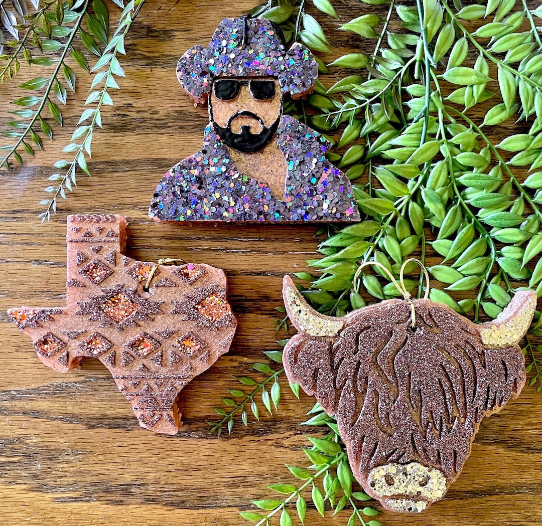 Highland Cow Car Freshie Rip Car Freshie Cowboy Lover Car Freshies ...