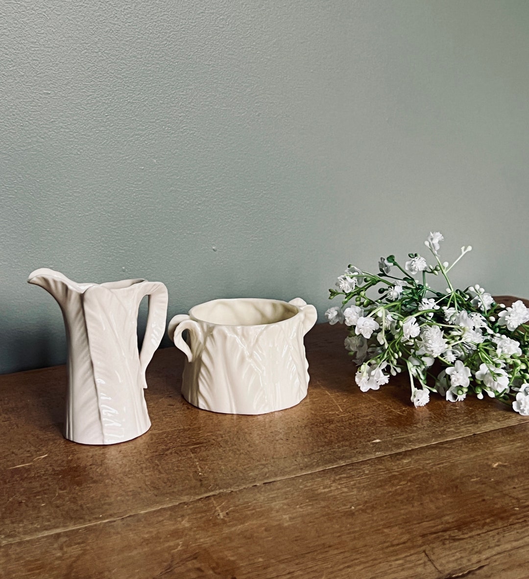 Vintage Small English Bone China Jug and Bowl by Royal Worcester Circa ...